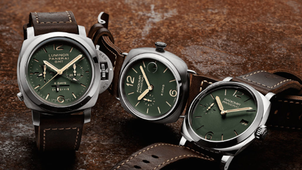 Panerai replica erhöht den Markt mit drei neuen grünen Perlen Uhren ...